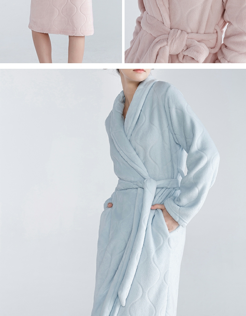 Custom Winter Womens Bathrobe Western Sleepwear Flannel Wholesale ...