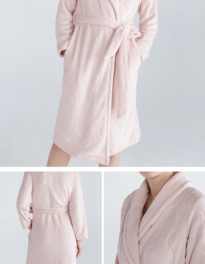 Custom Winter Womens Bathrobe Western Sleepwear Flannel Wholesale ...